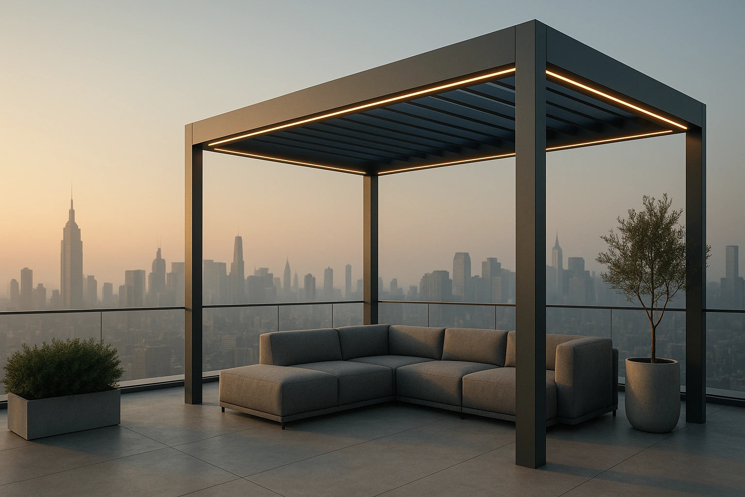 Invoice for 13x19x9.8 T6 Max+ 4 posts Freestanding Pergola , Dark Grey ...